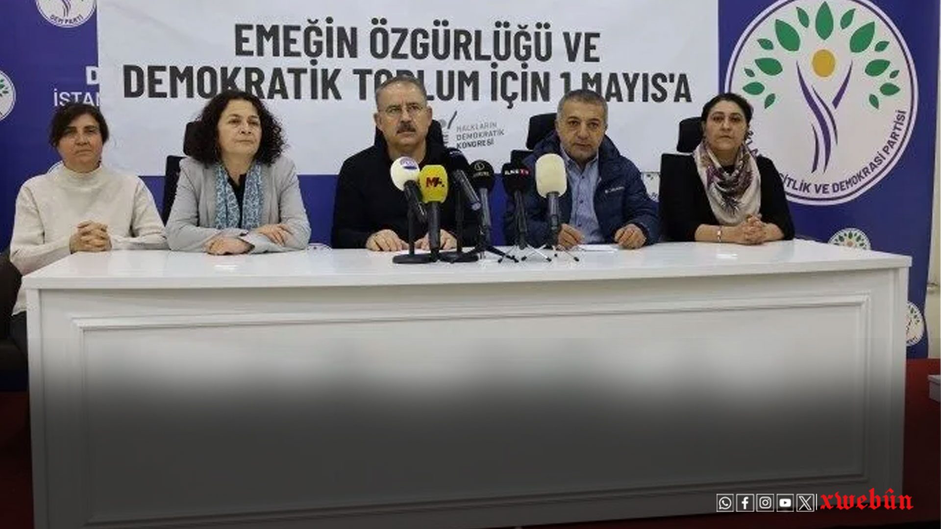 Ji HDK û DEM Partiyê deklarasyona 1ê Gulanê | Xwebûn